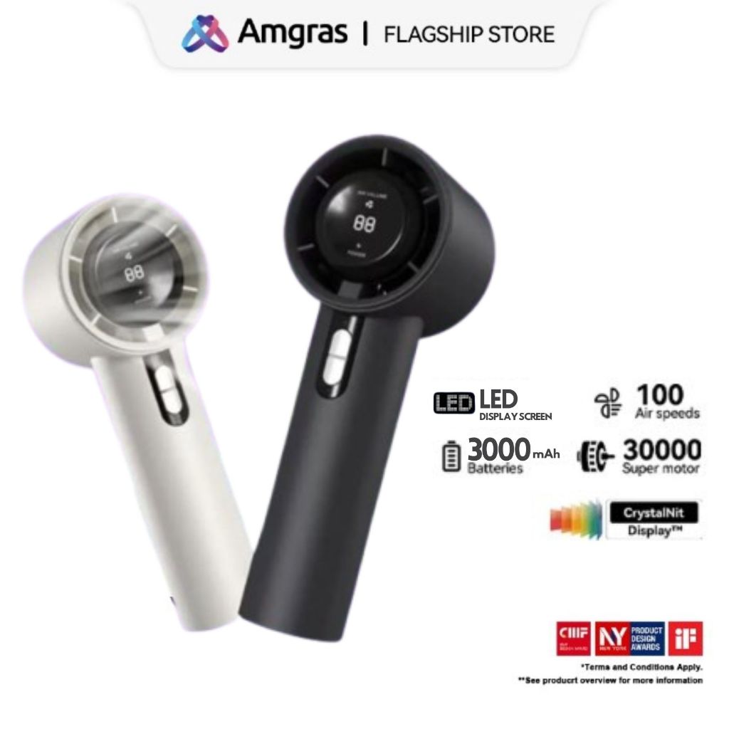 Amgras Cooling Fan Pro Portable Turbo Fan High Speed kipas mini fan ...