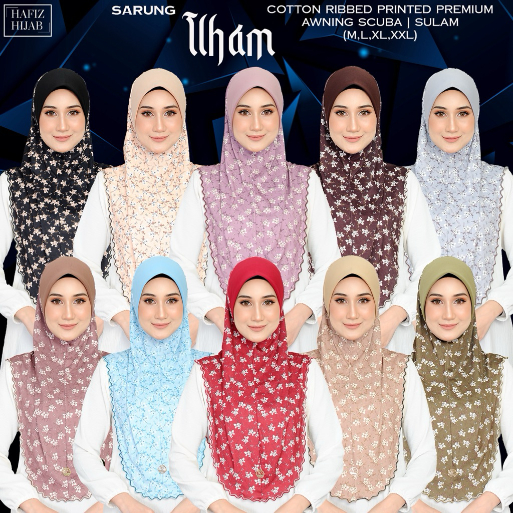 SARUNG TIHAM COTTON RIBBED PRINTED PREMIUM Tham AWNING SCUBA | SULAM ...