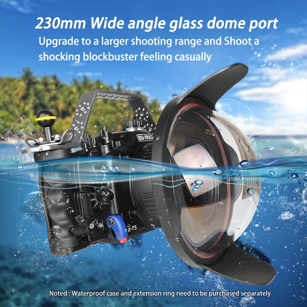 Sea Frogs Wide Angle Glass Dome Port and Macro Port for Fuji/ Panasonic ...