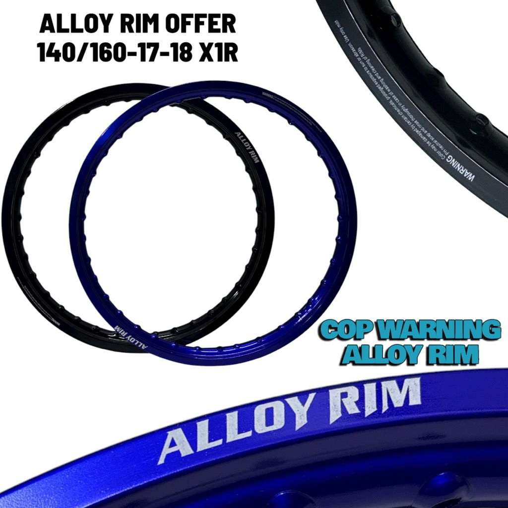 X1R VIETNAM ALLOY RIM COLOUR KILAT 140/160-17-18 (1PCS) | Shopee Malaysia
