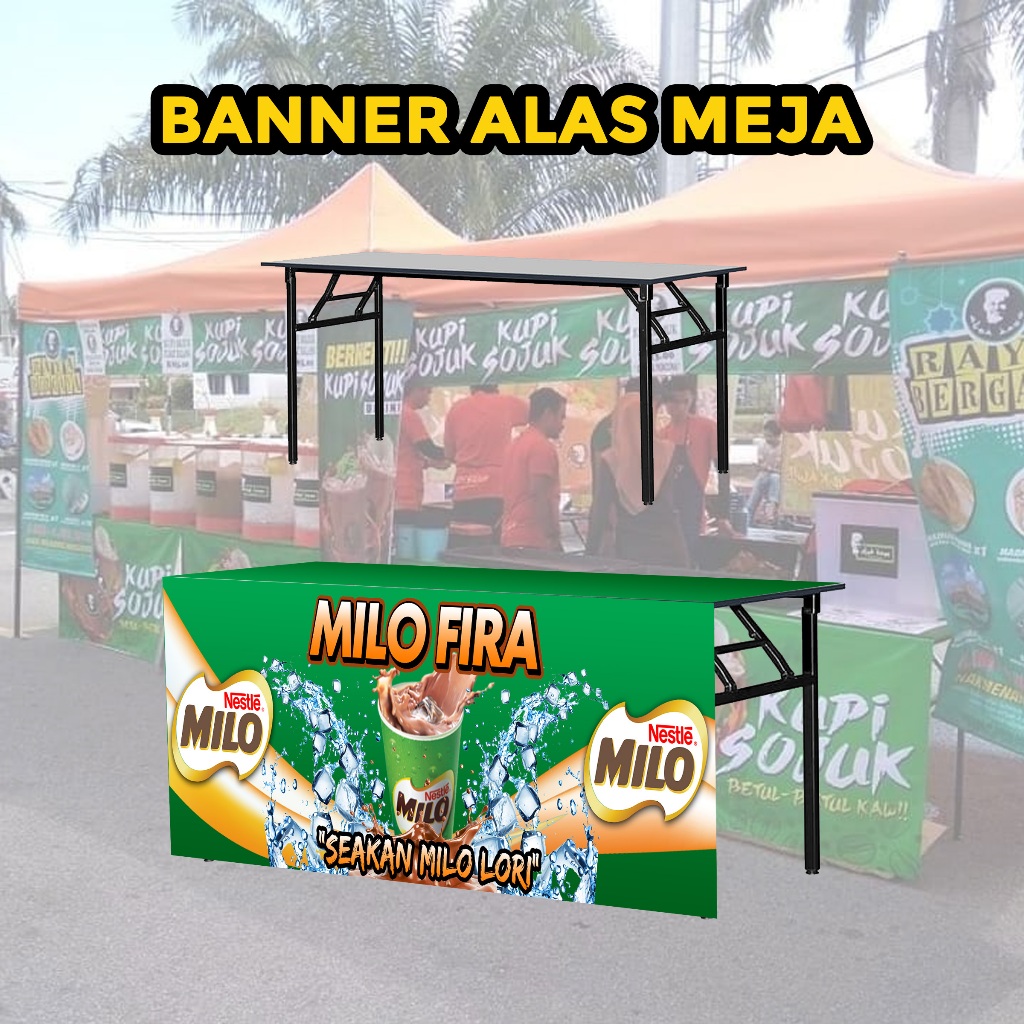 Banner Alas Meja untuk berniaga | Shopee Malaysia