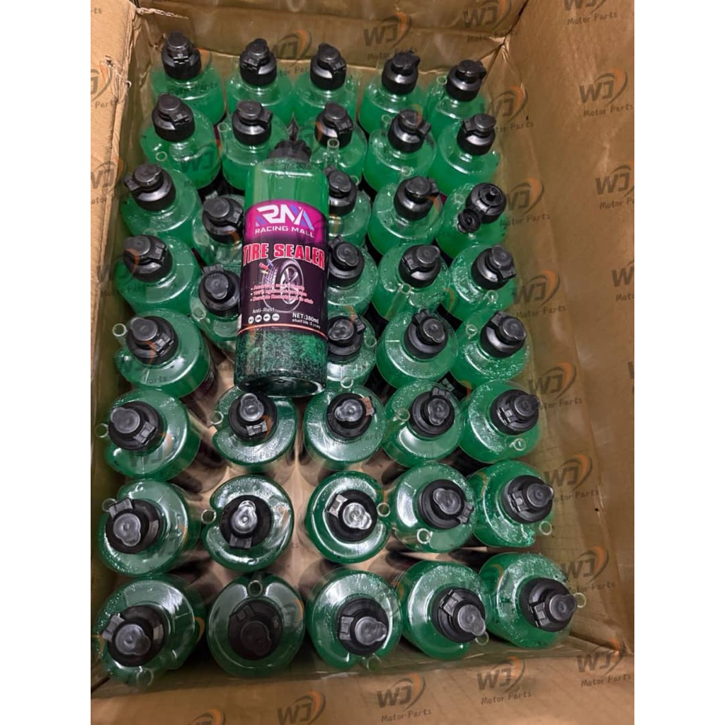 TYRE SEALER GUM 380ML TAYAR GUM TUBELESSTAYAR REPAIR 1BOX=40BOTOL ...