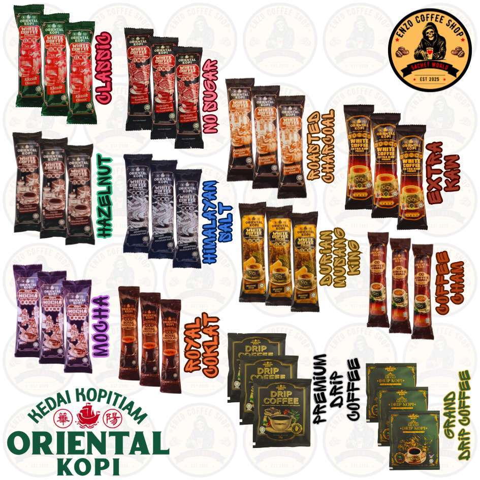 Oriental Kopi - Kopitiam White Coffee, Tea, Coffeemix - Instant Coffee ...