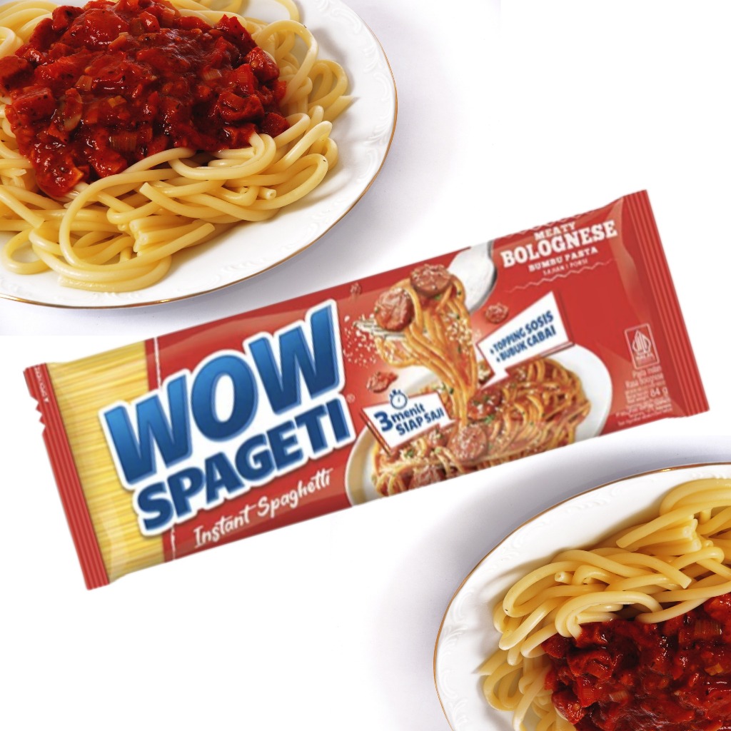 Halal Wow Spageti - 3 minit viral pasta insten - Bolognese | Shopee ...