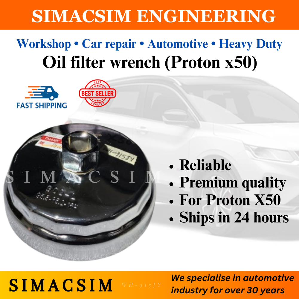 Oil Filter Wrench Proton x50 Taiwan Cap Filter Opener 16PT | Shopee ...
