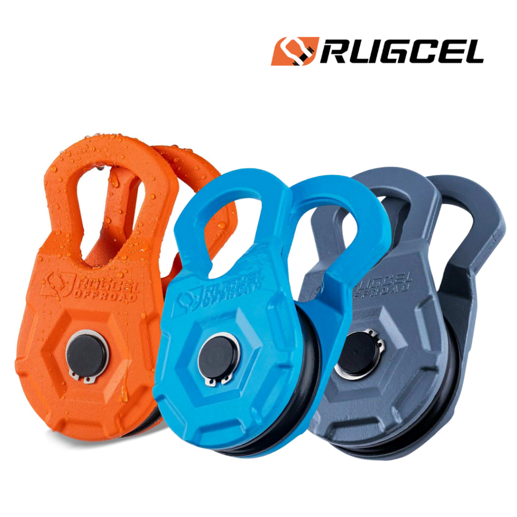RUGCEL Snatch Block 12T Heavy Duty Recovery Winch Pulley Compatible ...
