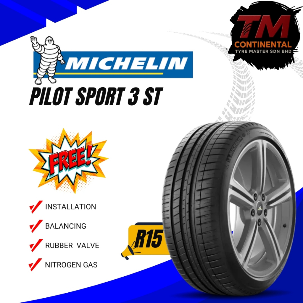 [FREE INSTALLATION] Tayar Michelin Pilot Sport 3 R15. | Shopee Malaysia