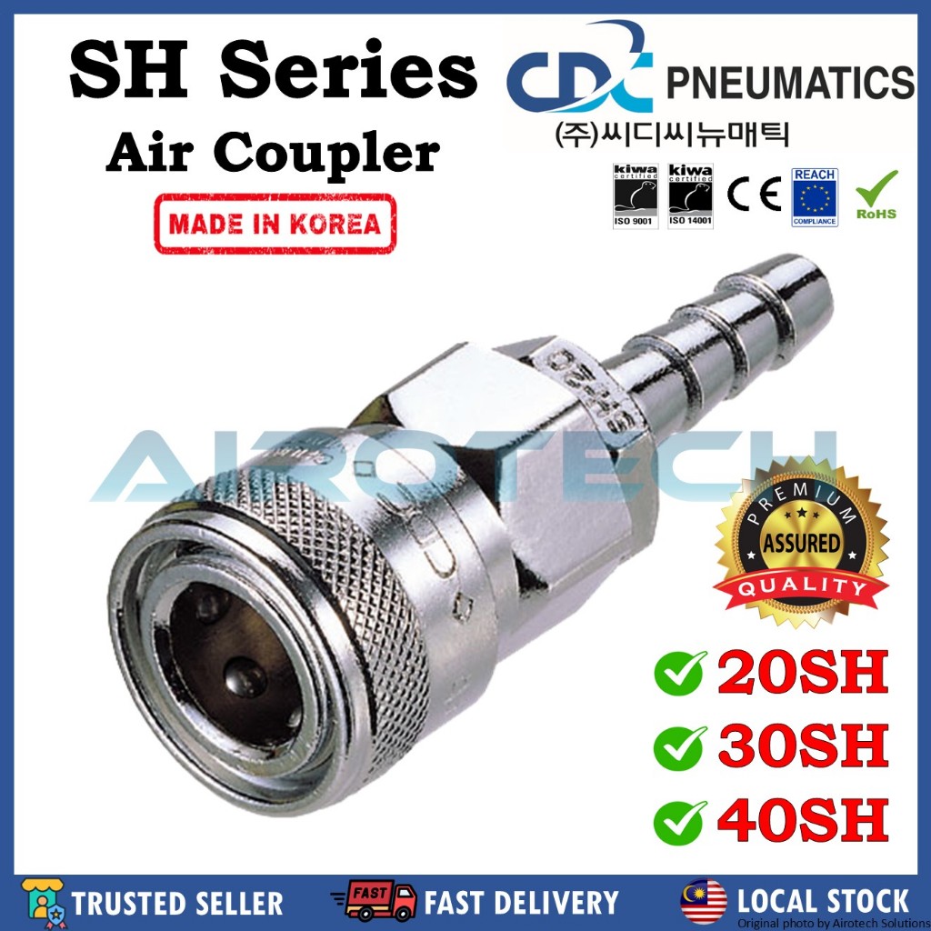 CDC Pneumatics [MADE IN KOREA] Air Coupler 20SH 30SH 40SH Quick Coupler ...