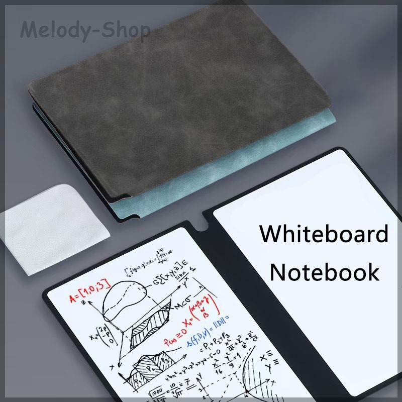 A5 Portable Erasable Whiteboard Notebook - Desktop Memo Board,Draft Pad ...