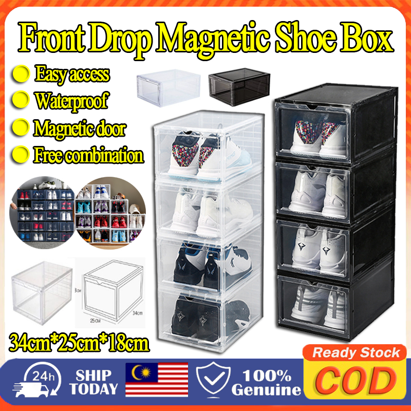 Drop Front Shoe Box Sneaker Box Storage Box ShoeBox with Good Quality ...