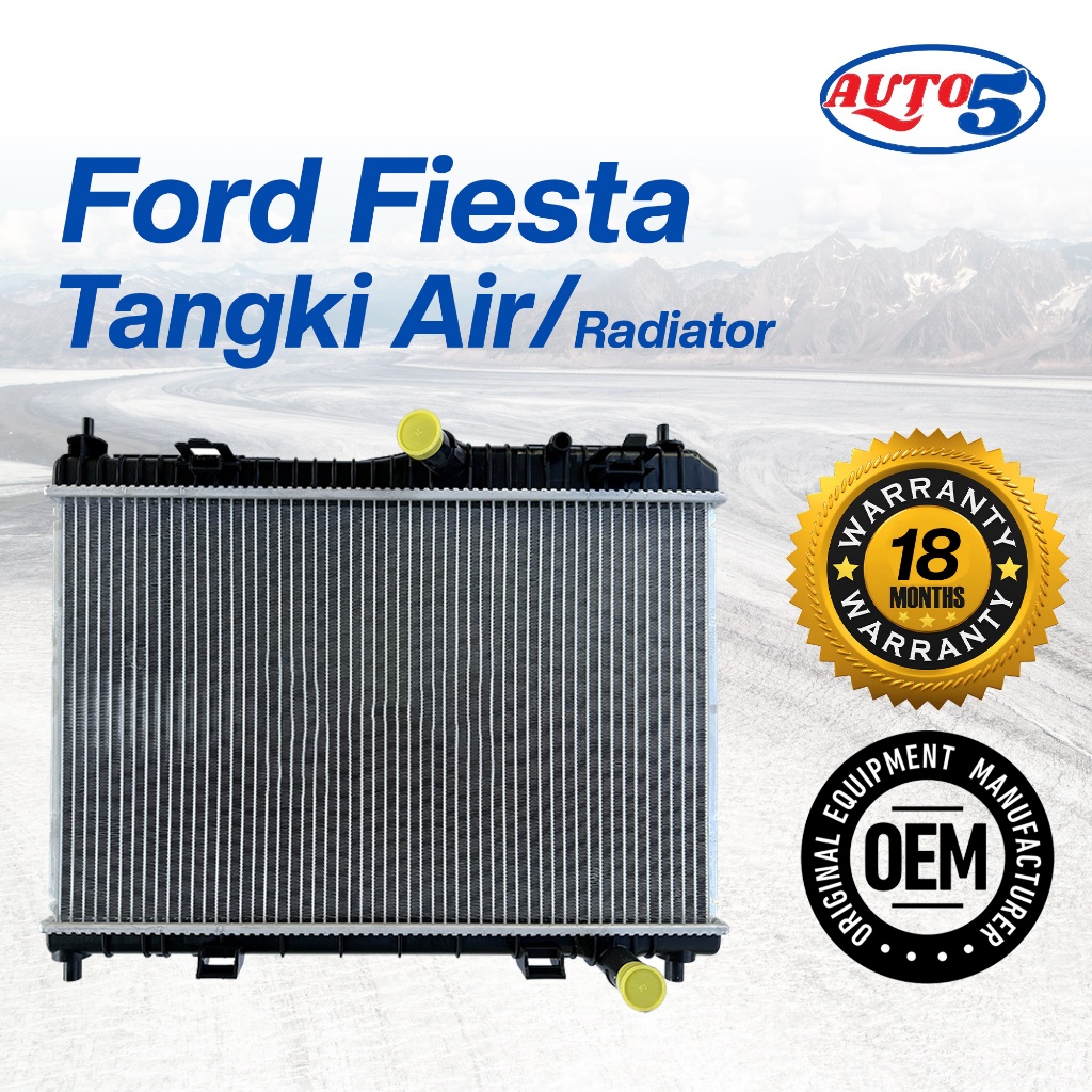 Ford Fiesta Radiator | Auto 5 OEM | High-Performance Cooling | 18-Month ...