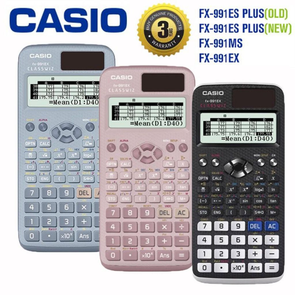 Casio Scintific Calculator Classwiz FX-991EX Black | Shopee Malaysia
