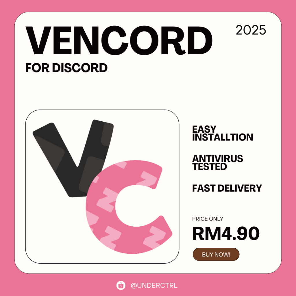 Vencord for Discord | Latest 2025 | Shopee Malaysia