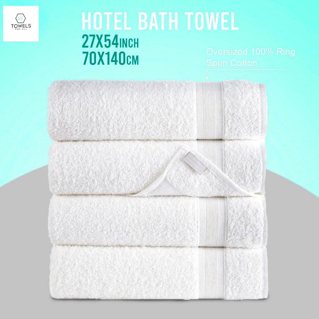 SS-White Hotel Grade Tuala Mandi Big Size (70x140 cm) (400-500 Grams ...