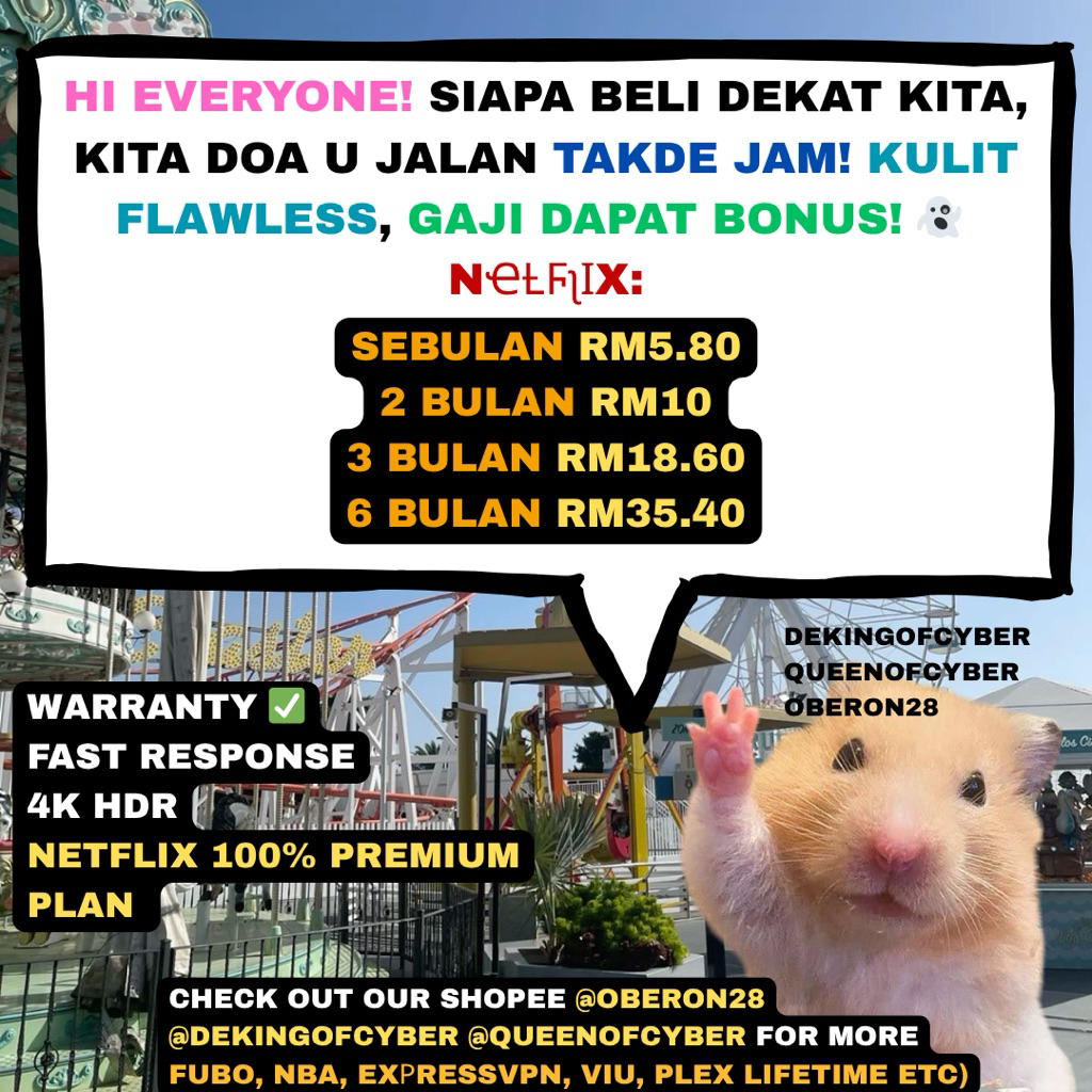 𝓝𝓮𝓽𝓯𝓵𝓲𝔁 Account 4K Premium Plan | Shopee Malaysia