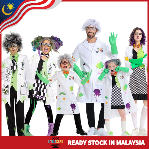 Mad Scientist Costume for Kids – Crazy Scientist Outfit for Halloween ...