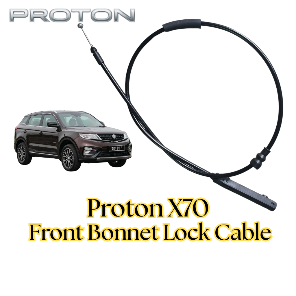 (ORI! READY STOCK) PROTON X70 Front Bonnet Lock Cable Bonet Depan Geely ...