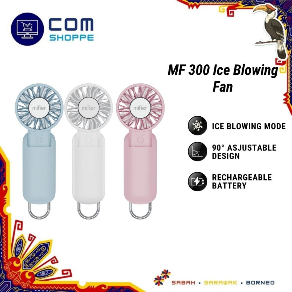 Mifier MF300 PRO 2-in-1 High Speed Cooling mini Fan with Cooling Sheet ...