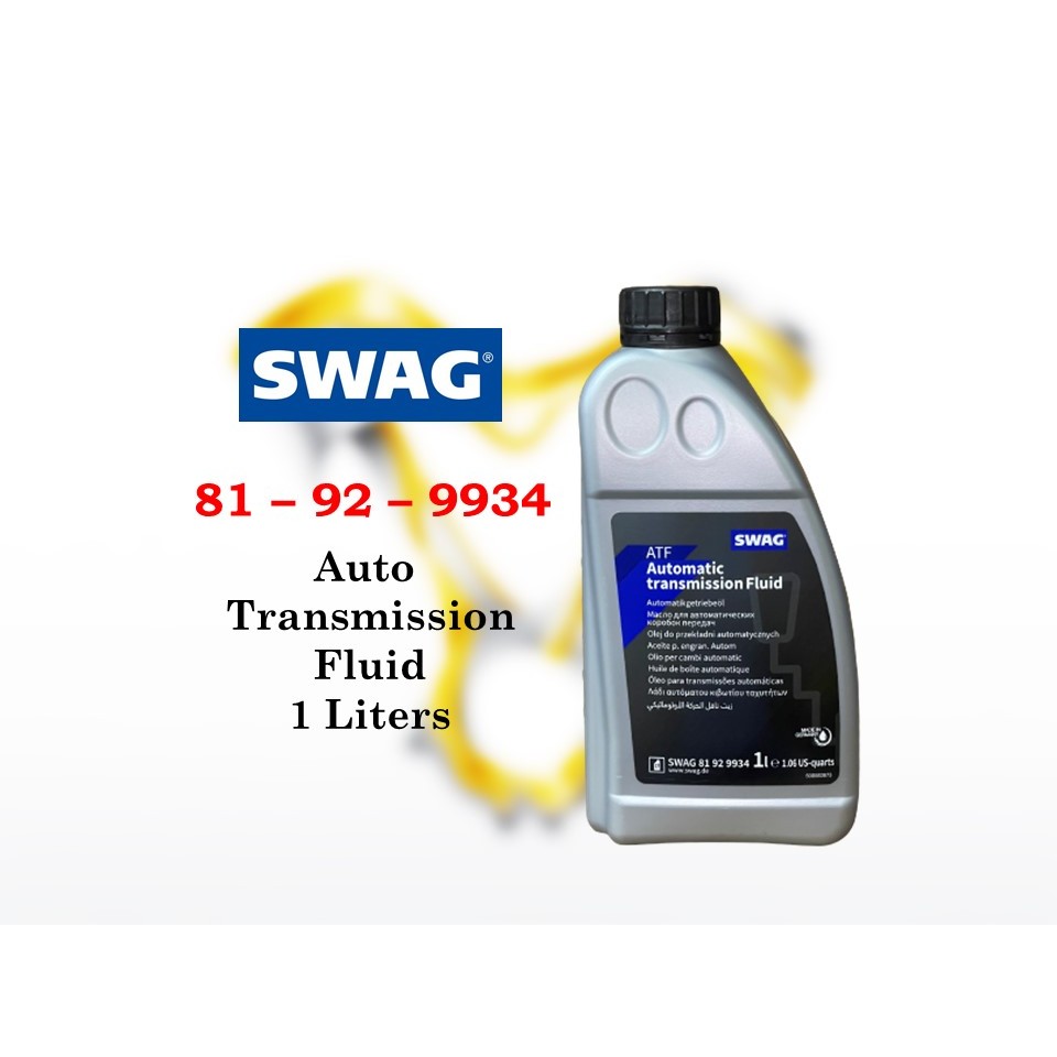 SWAG - 81929934 Auto Transmission Fluid 1L ATF Oil - 1Liter | Shopee ...