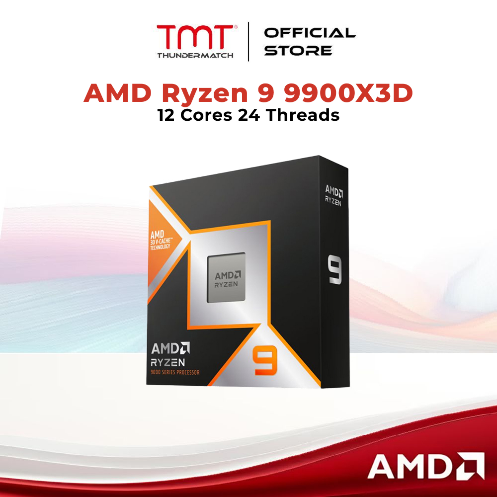TMT AMD Ryzen 9 9900X3D AM5 Processor | Shopee Malaysia