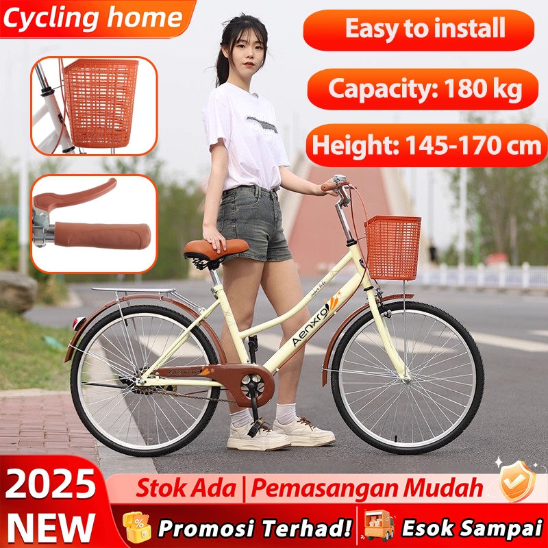 2025 NEW Basikal dewasa Bicycle for adults 24 inci vintage bicycle ...