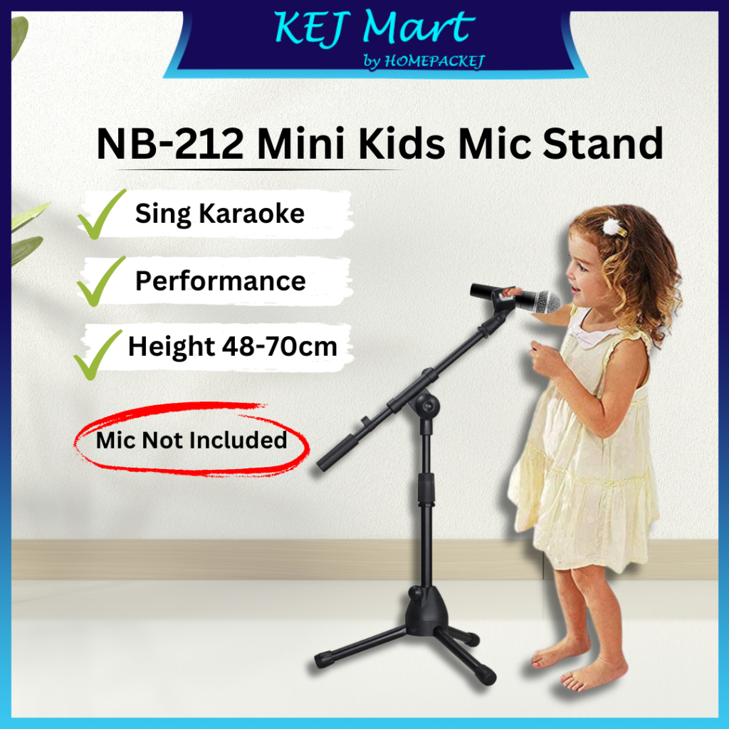 NB-212 High Quality Kid MIni Microphone Stand KTV Karaoke Mic Stand ...