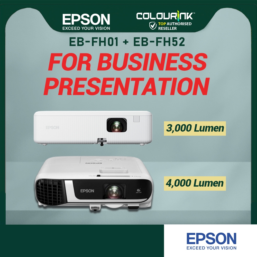 Epson EB-CO-FH01 | EB-FH52 | Full HD 3LCD WUXGA FHD 4000 Lumens ...