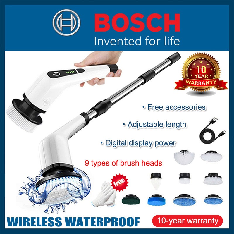 Bosch 2025 Upgrade Model 9 In 1 Cordless Brush Handheld Rechargeable ...