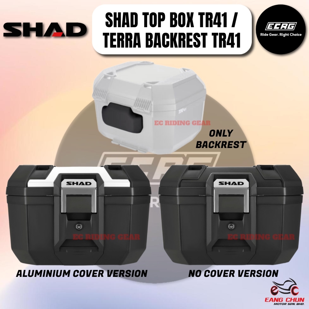 SHAD TOP BOX TR41 (ALUMINIUM COVER VER. / NO COVER VER.) / TERRA ...