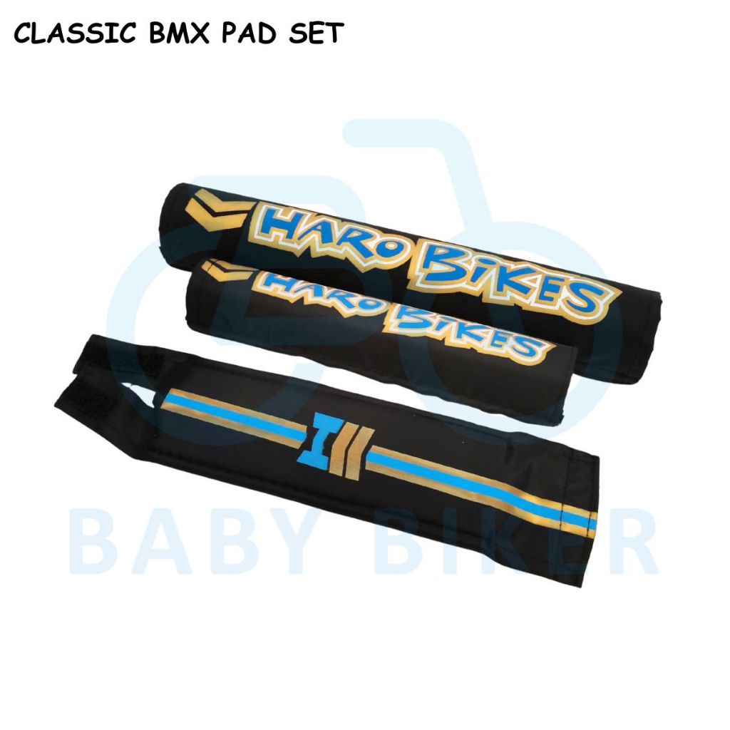 Set Pad BMX HARO Pelindung Handle Bar & Frame/ HARO BMX Pad Set ...