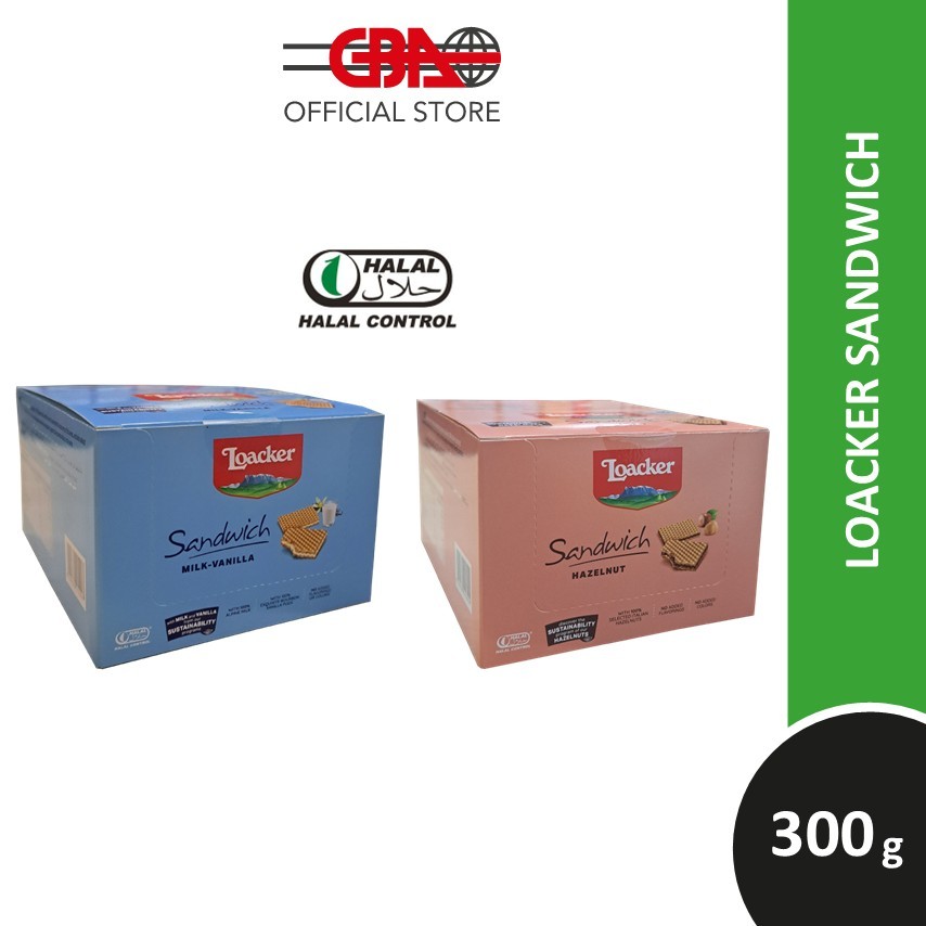 Loacker Sandwich Series (12x25g) - Milk Vanilla/Hazelnut | Shopee Malaysia