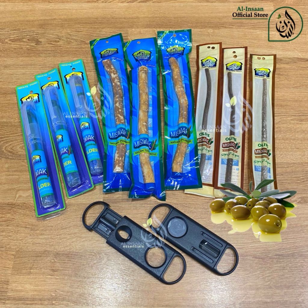 KAYU SUGI / MISWAK ZAITUN BERKUALITI 💯& MISWAK CUTTER | Shopee Malaysia