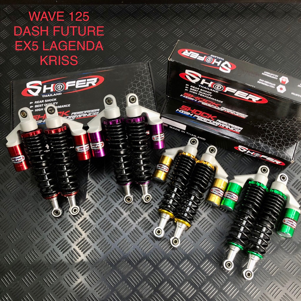 🇲🇾⚡️🇹🇭 ABSORBER SHOFER 320MM WAVE 125 DASH FUTURE EX5 LAGENDA KRISS 🇹🇭⚡ ...