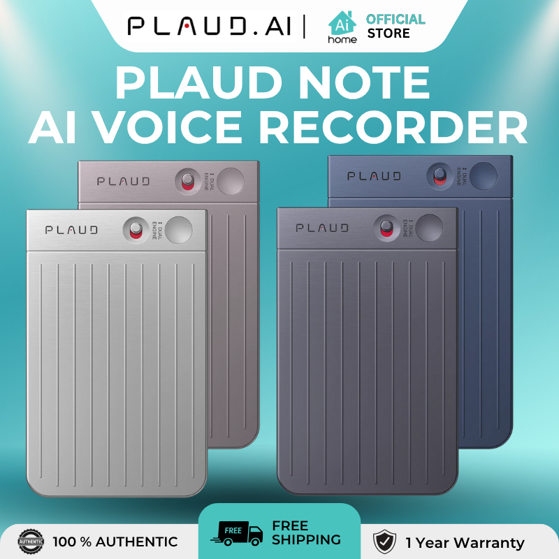 PLAUD NOTE AI Voice Recorder Smart Transcription Device Meeting Lecture ...