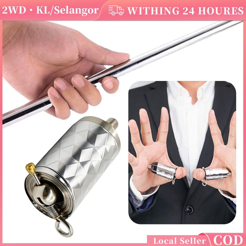 Metal Magic Pocket Staff Silver/1.1m Magician Telescopic Rod Stick ...