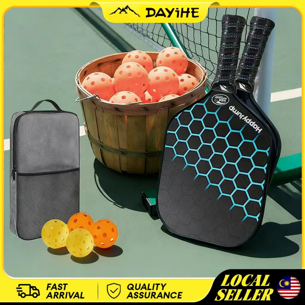 【Ready stock】Pickleball Paddles Set of 2 with Portable Pickleball Bag ...