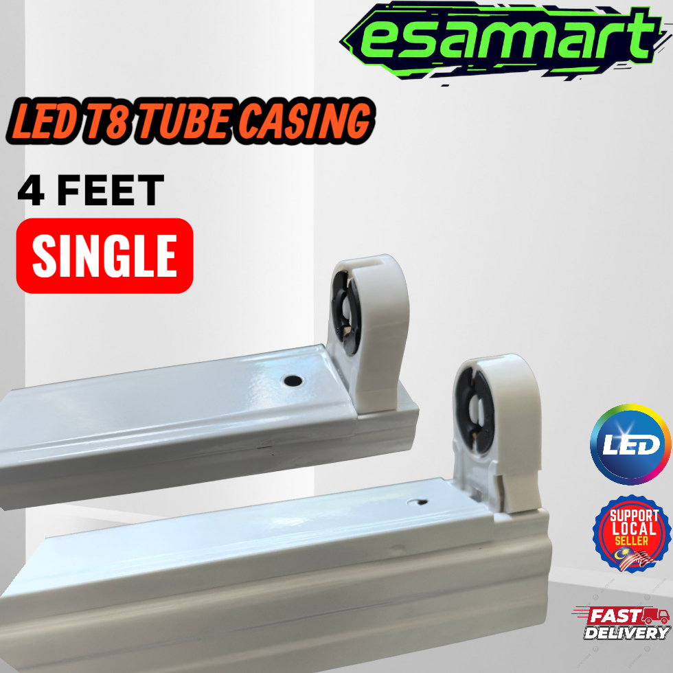 (2FT & 4FT) T8 LED Light Casing Single/Double Lamp Casing Thin/Thick ...
