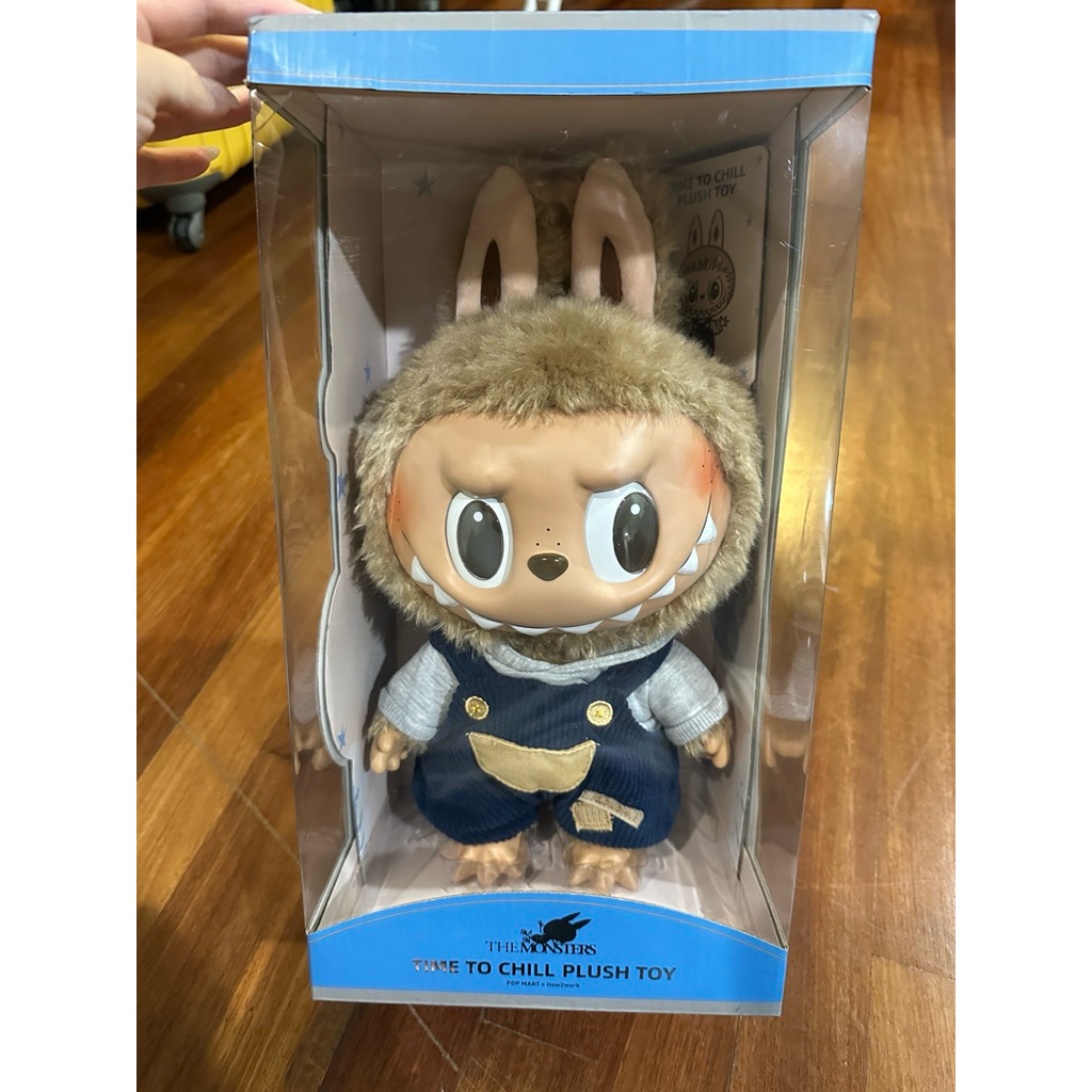 [100% Authentic] LABUBU Time To Chill Vinyl Plush Doll | Shopee Malaysia
