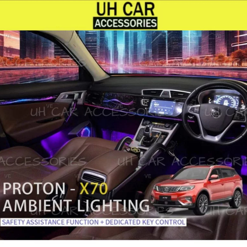 VE proton x70 car oem series ambient light 21 light | Shopee Malaysia