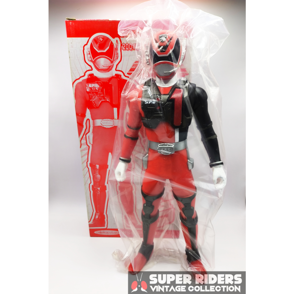 Kodansha Bandai Super Big Sofubi Figure Deka Red SWAT Mode "Tokusou ...