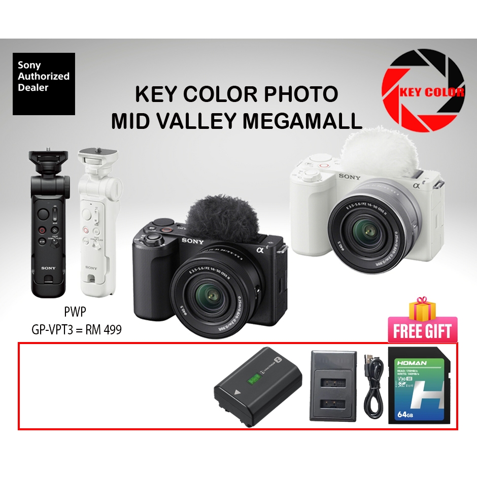 Sony ZV-E10 II ZVE10 Mirrorless Camera with 16-50mm Lens (Sony Malaysia ...