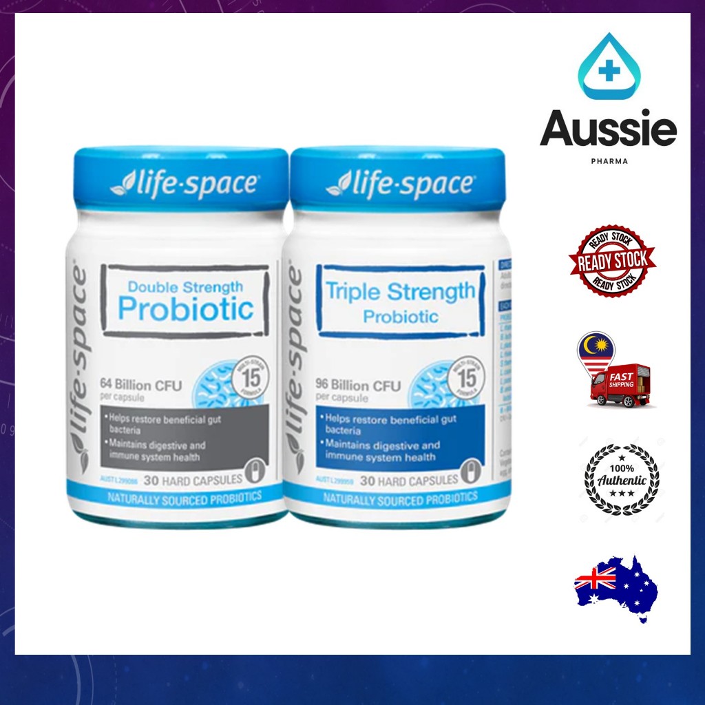 LIFE SPACE Double/Triple Strength Probiotic (30 Capsules) | Shopee Malaysia