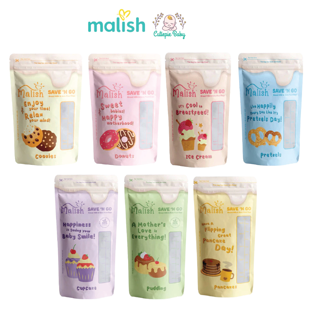 Malish Breast Milk & Baby Food Storage Bag (30s) | Shopee Malaysia