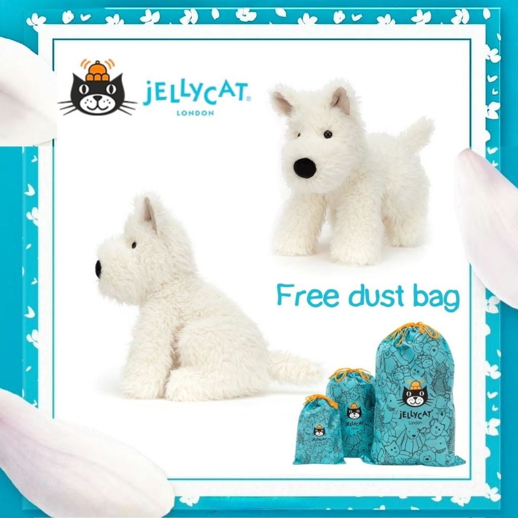 Jellycat Munro Scottie Dog JellycatOfficial Doll 100% Genuine Cute ...