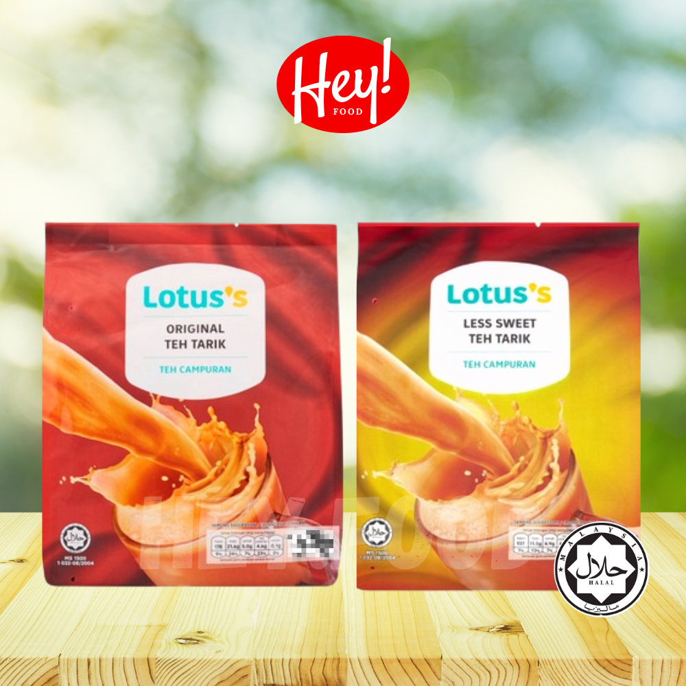 LOTUS'S Teh Tarik - Original (35g x 15 sticks)/ Less Sweet (26g x 15 ...