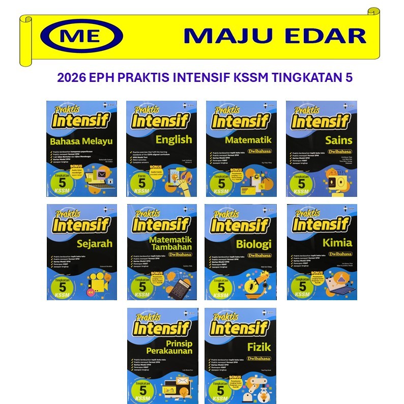 2026 EPH PRAKTIS INTENSIF TINGKATAN 5 BAHASA MELAYU ENGLISH MATEMATIK ...