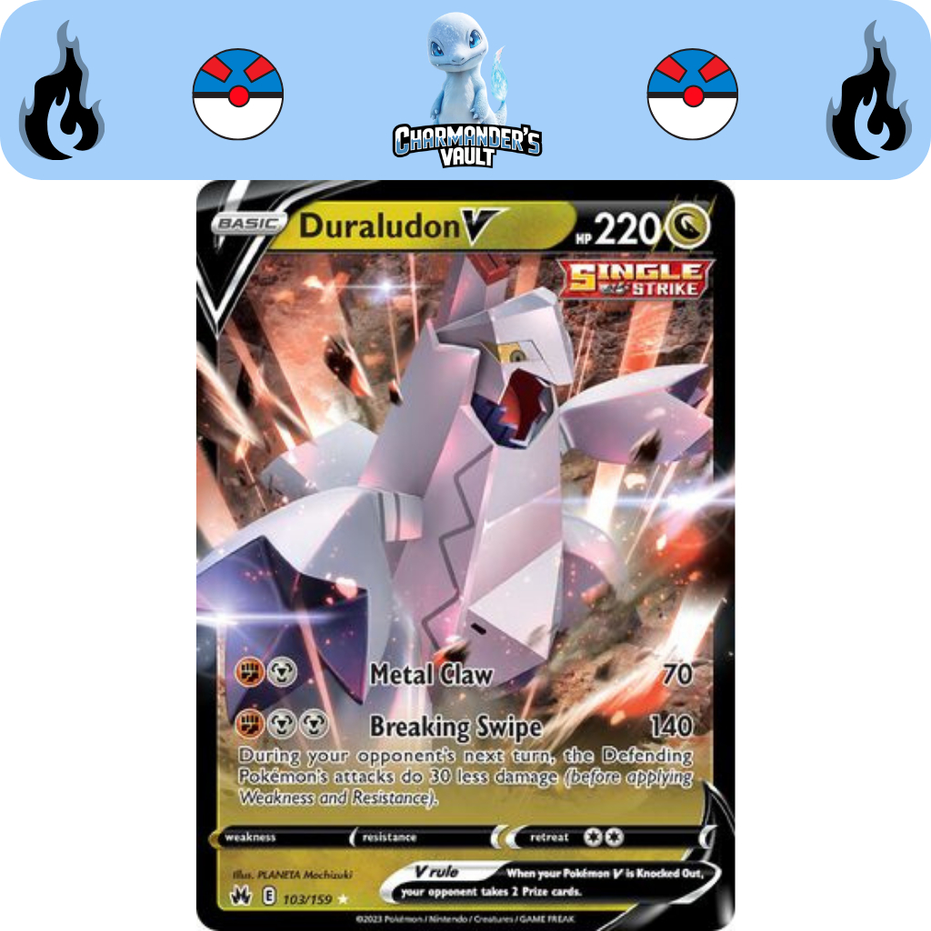 Duraludon V #103/159 Sword & Shield Crown Zenith 2023 Pokémon TCG ...