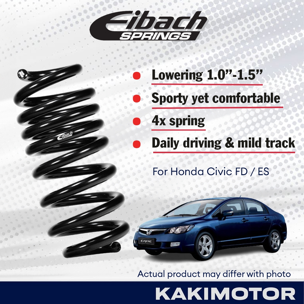 Eibach Pro Kit Lowering Spring - Honda Civic Fd 2.0 06+ On / Civic ES 1 ...