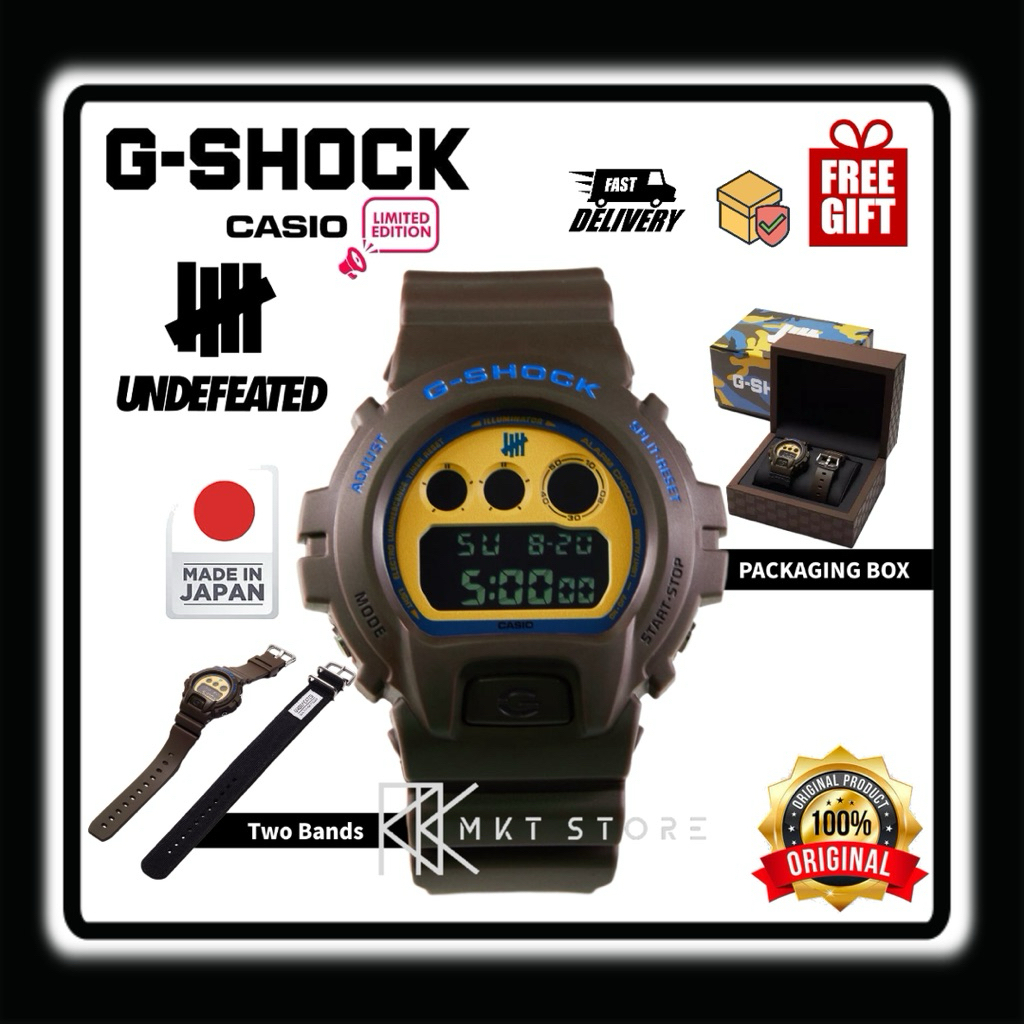 (MADE IN JAPAN) Original Casio G-shock X UNDEFEATED Limited Edition ...
