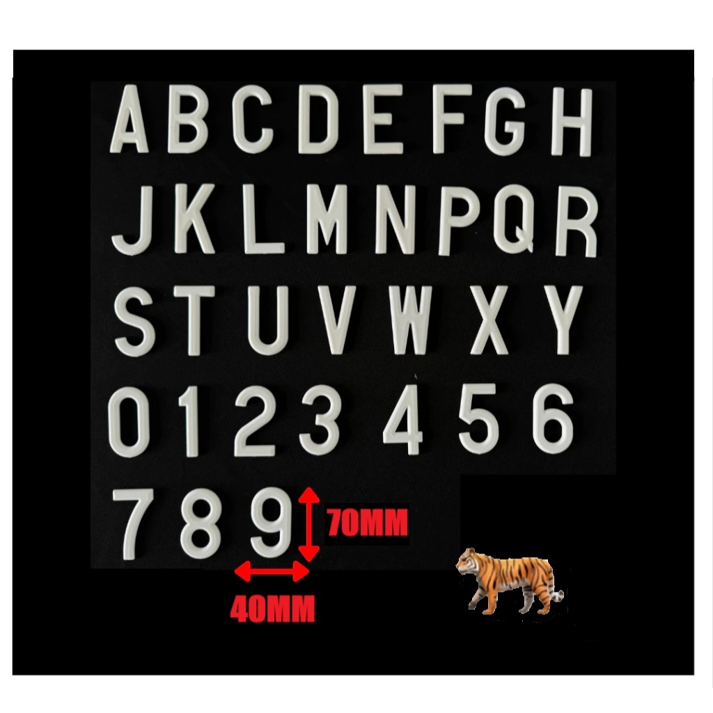 Wholesale Borong JPJ Spec 3D L35 Toyota Car Number Alphabet License ...